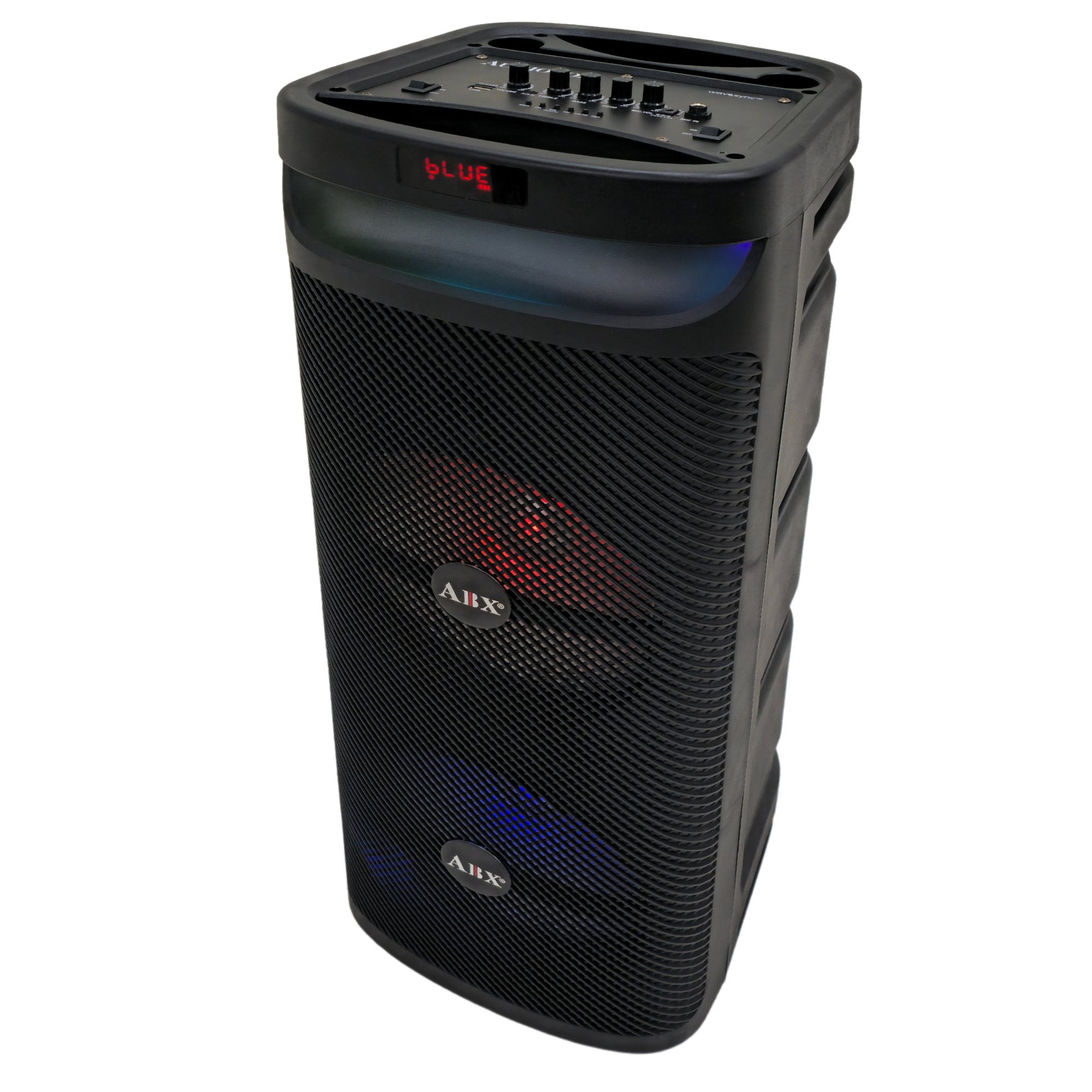 Audiobox ABX-2010R Dual 10” Portable Karaoke Party Speaker with LED ...